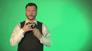 Sign Language Worry GIF by Sign with Robert - Find & Share on GIPHY