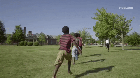 Kids Running Animated Gif