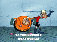 Mermaidman And Barnacleboy Invisible Boat Mobile