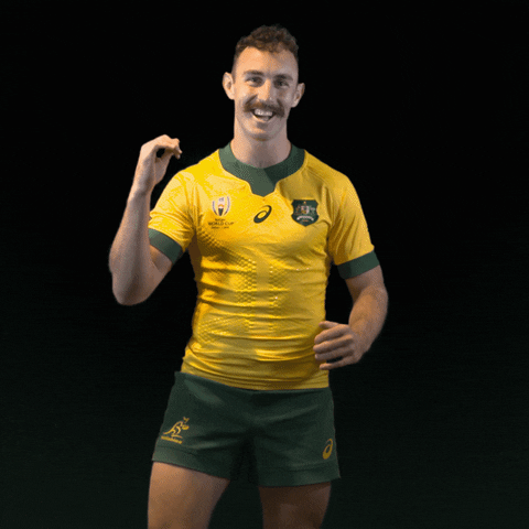 Rugby World Cup Reaction GIF by Wallabies Official - Find & Share on GIPHY