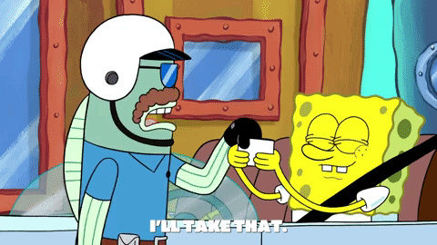 Season 9 Little Yellow Book GIF by SpongeBob SquarePants - Find & Share ...