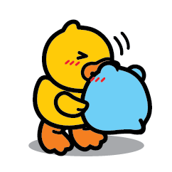 B.Duck Sticker for iOS & Android | GIPHY