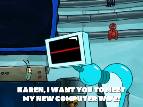 Spongebob Computer Wife