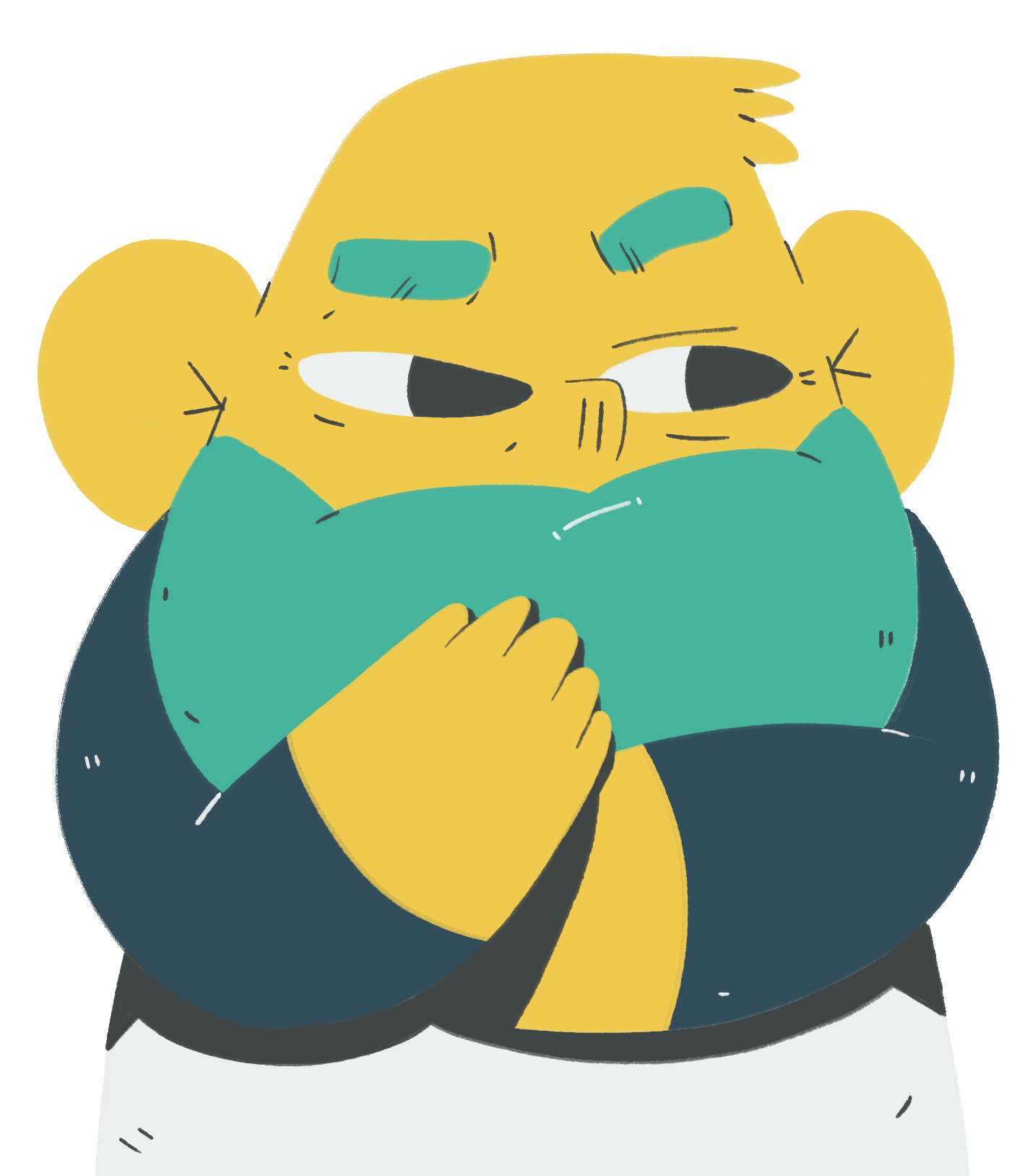 Animation Think Sticker by Yimbo for iOS & Android | GIPHY