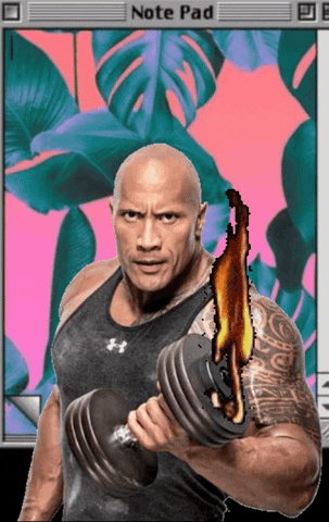 The Rock Bodybuilder GIF by chavesfelipe - Find & Share on GIPHY