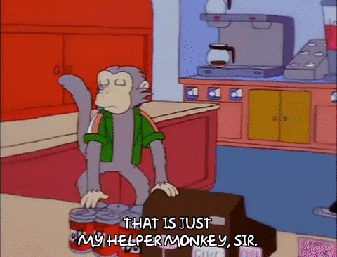 Helper Monkey GIFs - Find & Share on GIPHY