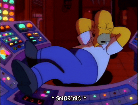 Homer Sleeping GIFs - Get the best GIF on GIPHY