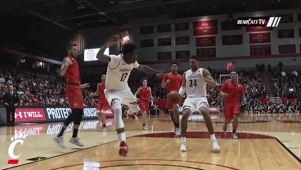 Slam Dunk GIF by University of Cincinnati Athletics - Find & Share on GIPHY