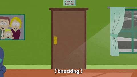 Butters Front Door GIFs - Get the best GIF on GIPHY