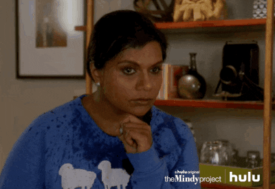 Confused Mindy Kaling GIF by HULU - Find & Share on GIPHY