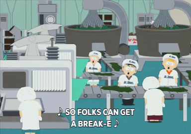 Work Factory GIF by South Park - Find & Share on GIPHY