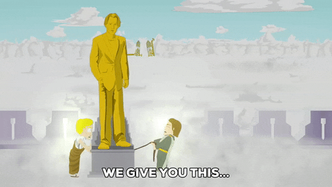 Keanu-reeves-statue GIFs - Get the best GIF on GIPHY