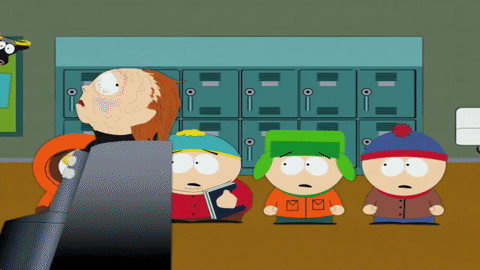 Scared Eric Cartman GIF by South Park - Find & Share on GIPHY