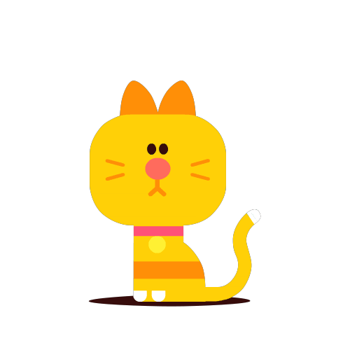 Tired Cat Sticker by Hey Duggee for iOS & Android | GIPHY