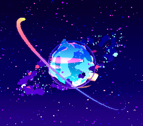 Outer Space 3D GIF by Michael Shillingburg - Find & Share on GIPHY