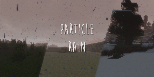 GitHub - paradoxuum/ParticleRain: A Minecraft mod which replaces ...