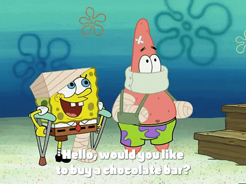 Season 2 Chocolate With Nuts GIF by SpongeBob SquarePants - Find ...