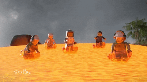 Escape From Volcano Island GIFs - Get the best GIF on GIPHY
