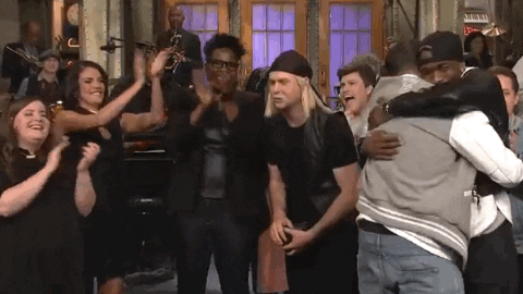 Friends Hug GIF by Saturday Night Live - Find & Share on GIPHY