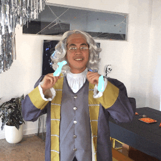 Benjamin-franklin-fart GIFs - Get the best GIF on GIPHY