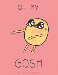 Adventure Time Jake Scream Gif