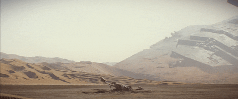 New trending GIF tagged star wars crash desert… | Trending Gifs