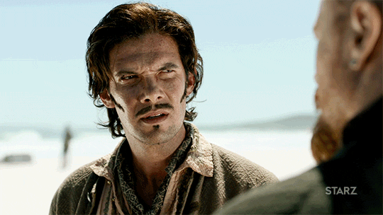 Season 4 Wtf GIF by Black Sails - Find & Share on GIPHY