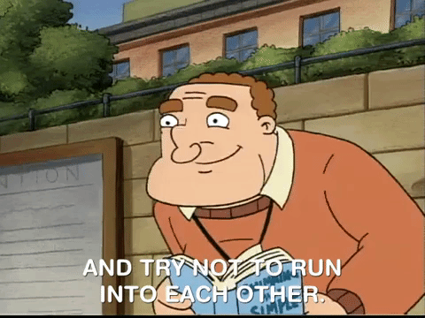 Running-into-each-other GIFs - Get the best GIF on GIPHY