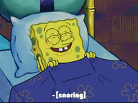 Spongebob Sleeping Gif