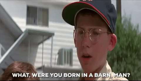Were You Born In A Barn GIFs - Get the best GIF on GIPHY