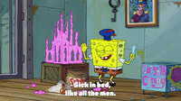 Sick Spongebob Gif