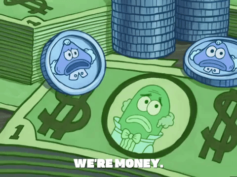 Spongebob Money Gif