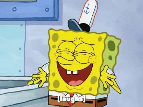 Spongebob Laughing Gif