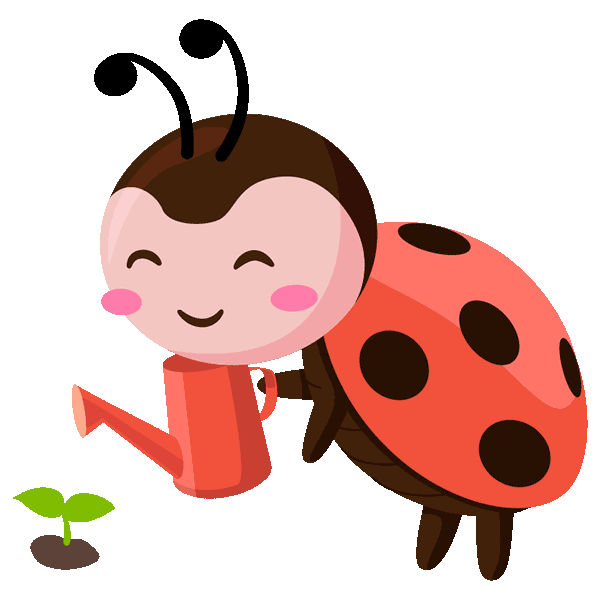 Grow Lady Bug Sticker by Nutrilite Global for iOS & Android | GIPHY