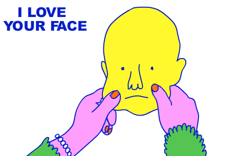 In Love Face Gif