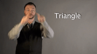 Sign Language Triangle