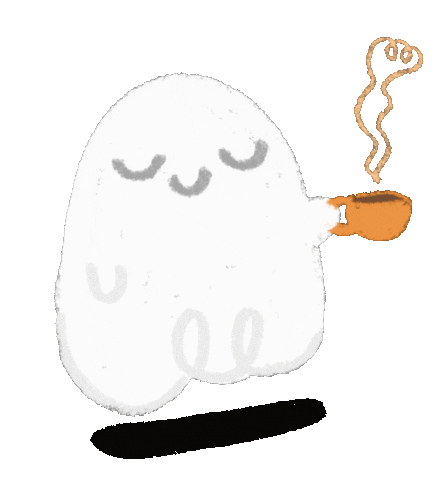 Good Morning Ghost Sticker for iOS & Android | GIPHY