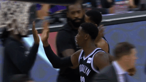 High Five Brooklyn Nets GIF by NBA - Find & Share on GIPHY