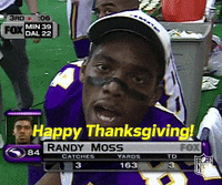 Happy Thanksgiving Football Gif