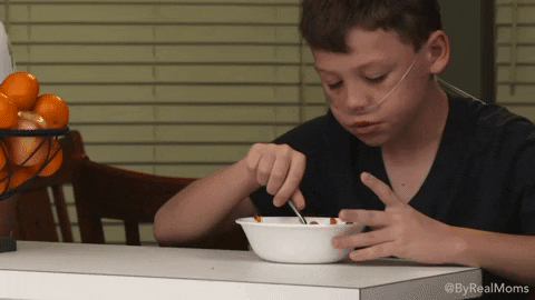 Eating Breakfast Gif