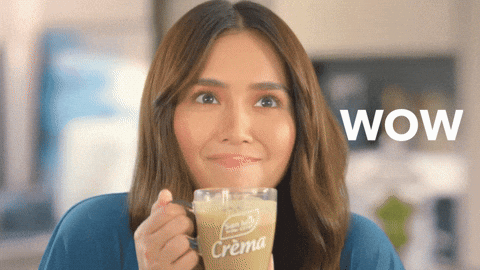 Kathryn Bernardo Wow GIF by San Mig Coffee - Find & Share on GIPHY