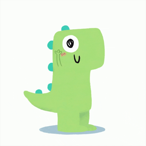 T-Rex Hello GIF by Sow Ay - Find & Share on GIPHY