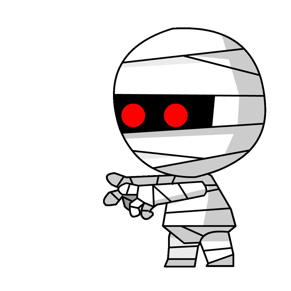 Halloween Mummy Sticker for iOS & Android | GIPHY