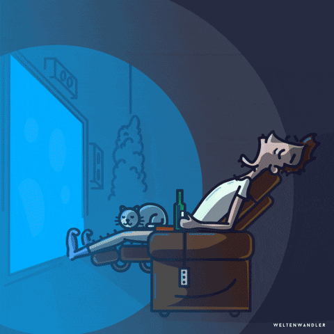 Sleepingonchair GIFs - Get the best GIF on GIPHY