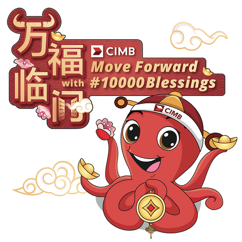 Prosperity Gongxifacai GIF by CIMB Bank - Find & Share on GIPHY