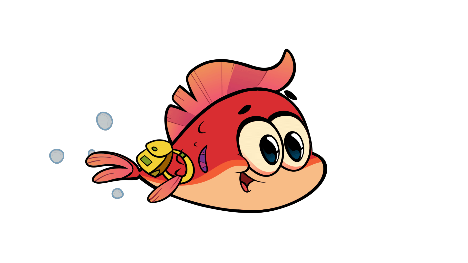 Cartoon Fish Sticker by Box Office for iOS & Android | GIPHY