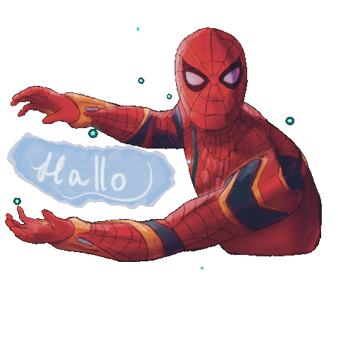 Spider Man Sticker for iOS & Android | GIPHY