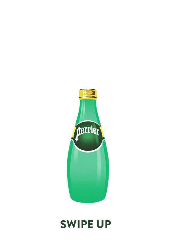 Water Swipe Up Sticker by Perrier for iOS & Android | GIPHY