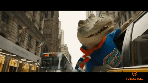 Waving University Of Florida GIF by Regal - Find & Share on GIPHY