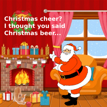 Santa-cheers GIFs - Get the best GIF on GIPHY